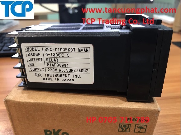 BỘ ĐIỀU KHIỂN NHIỆT ĐỘ RKC REX-C100 - Đồng hồ nhiệt - Sản phẩm -Tân Cường Phát